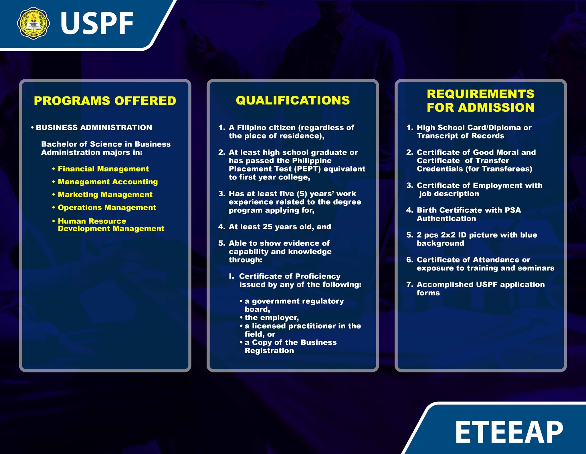 UNIVERSITY OF SOUTHERN PHILIPPINES FOUNDATION